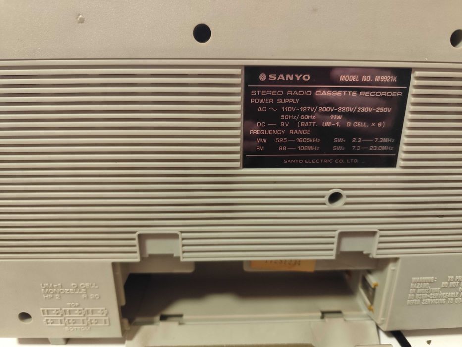 Radiocasetofon SANYO M9921K Suceava • OLX.ro