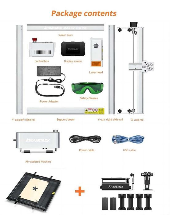 Atomstack X30 33 36w Cnc лазер лазерно гравиране рязане метал гр Варна Колхозен пазар • Olx Bg