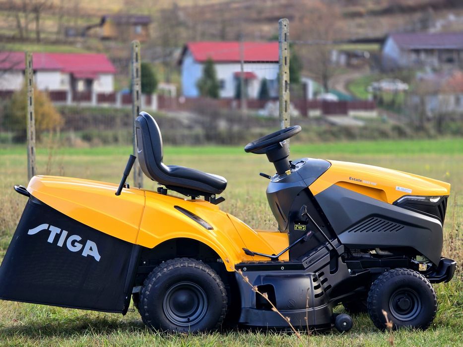 Tractoras gazon iarba Profesional Stiga 18 cp honda model 2023 ca nou ...