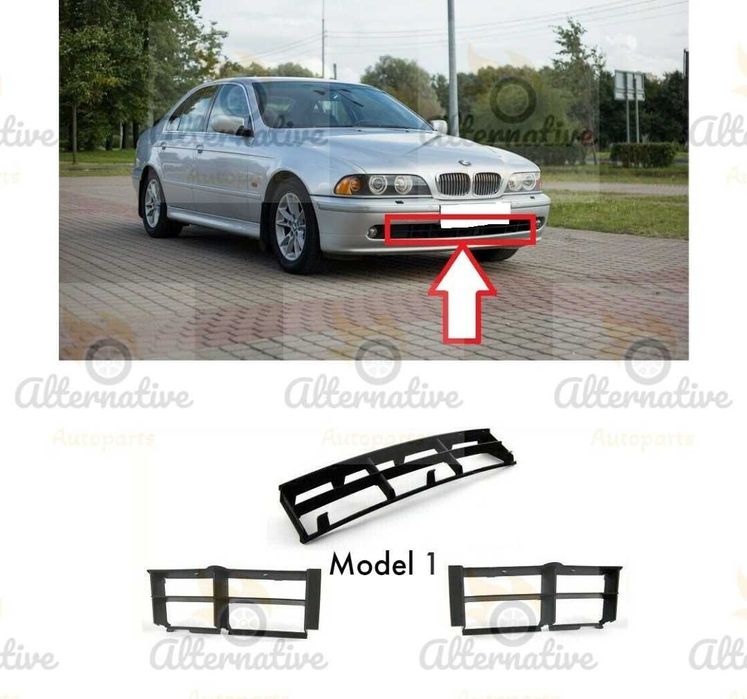 Решетки в броня комплект за BMW 5 E39/E60/E61/F10/F11/G30/G31-БМВ 5 M ...
