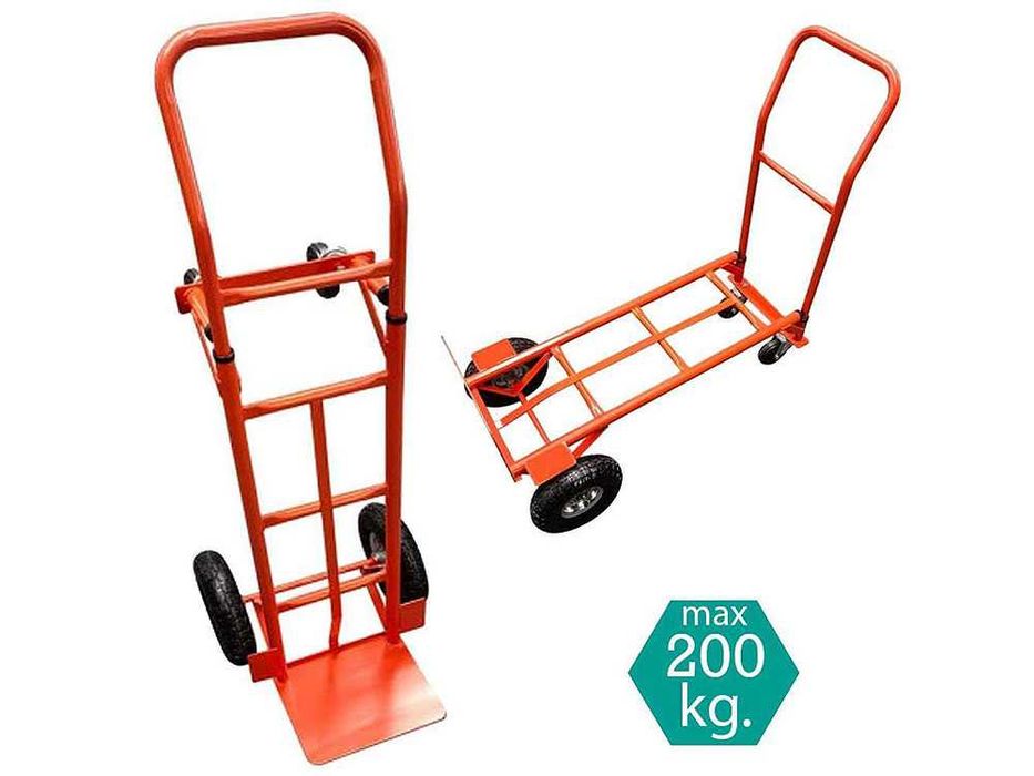 Количка товарна, до 200кг товар , двупозиционна, 1695x565x455мм HT2009 ...