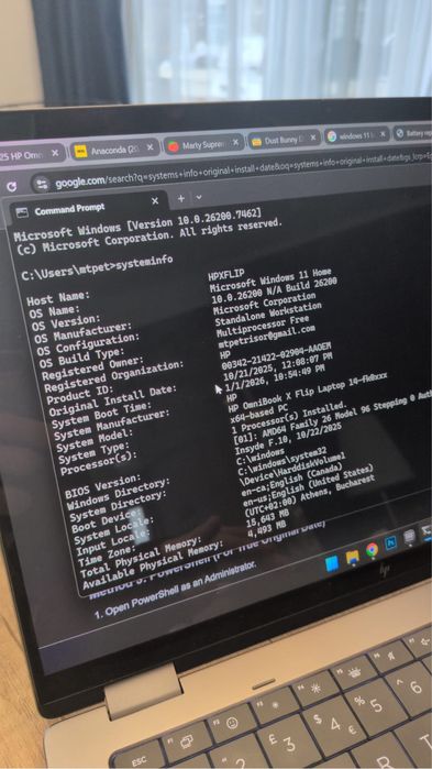 Laptop HP OmniBook X Flip Next Gen AI 14-fk0006nn Bacau • OLX.ro