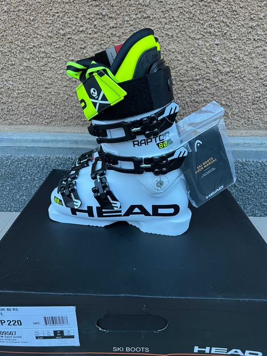 Clapari noi head raptor 80 rs white mondo 22 europa 35 si 22,5 /35,5 ...