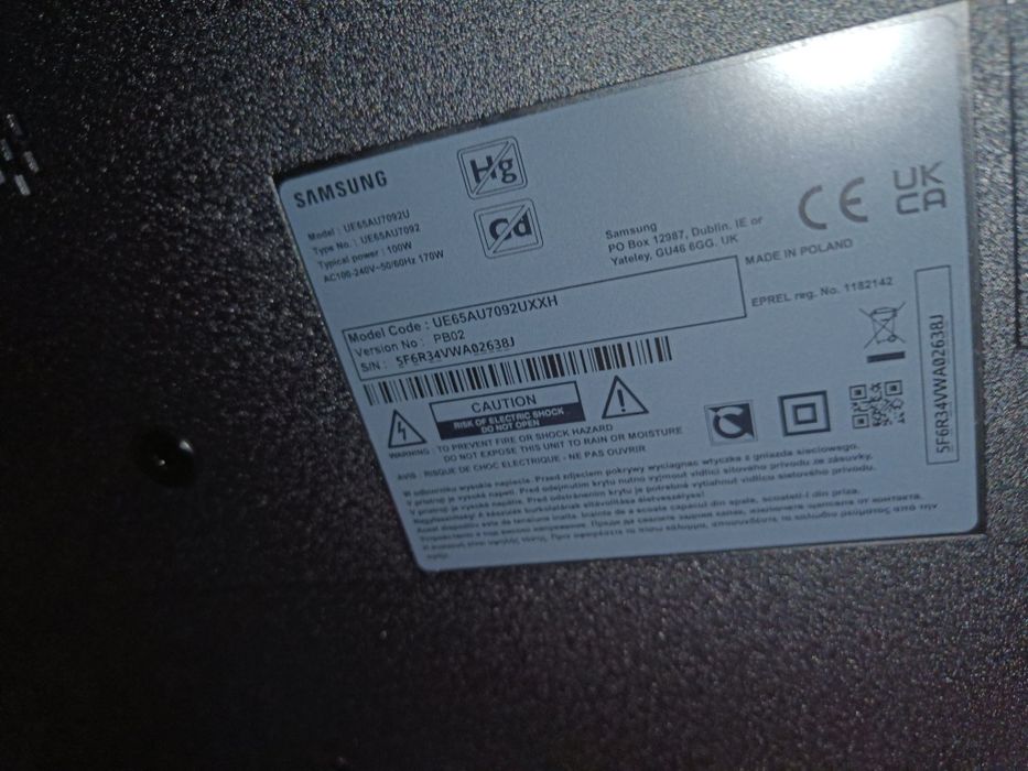 Televizor Smart Samsung 163cm, display spart Bucuresti Sectorul 2 • OLX.ro