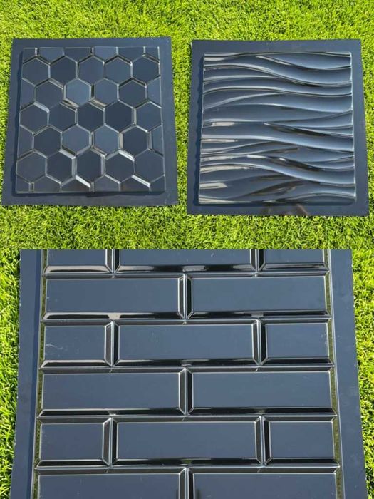 Matrite forme gard stalpi panouri 3D piatra decorativa cruci pavaj ...