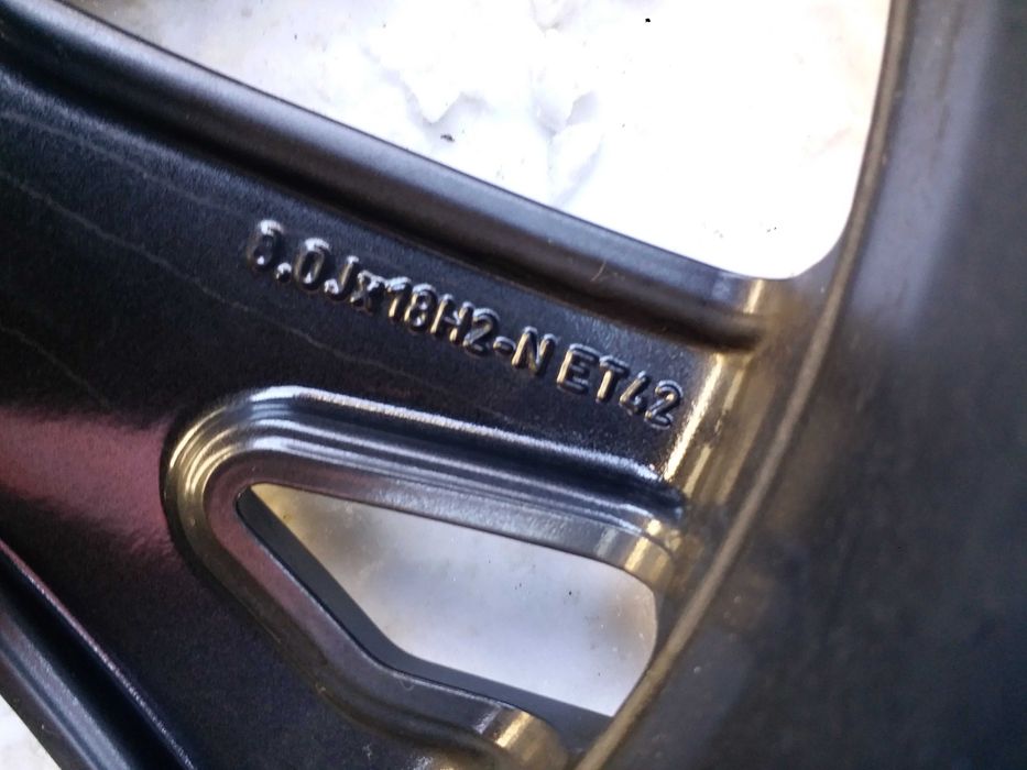 Jante R18 VOLVO 5-Double Spoke Matte Black Diamond Cut Falticeni • OLX.ro