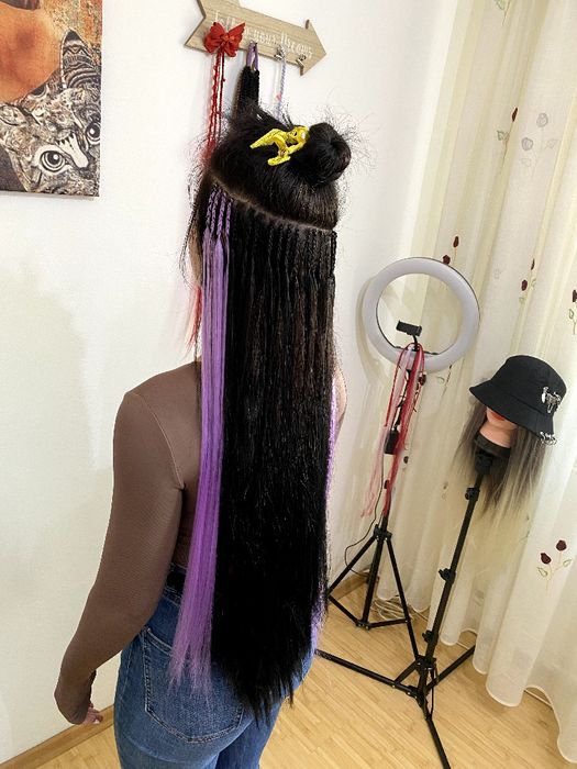 Aplicare extensii sintetice afro pentru alungire si indesire Bucuresti ...