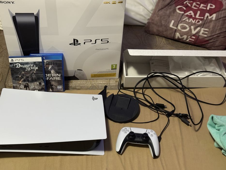 Ps 5 Playstation 5 с диск и подарък 2 игри гр. Русе Дружба 1 • OLX.bg