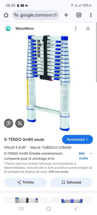 Scara Telescopica 3.8 M X Tenso 2 Ploiesti • OLX.ro