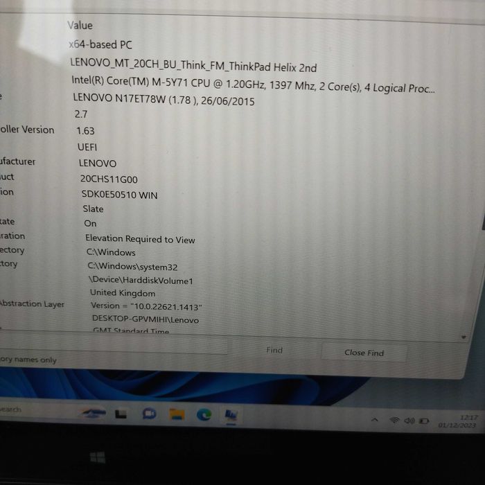 Lenovo Thinkpad Helix 2 pro 2 in1 Laptop Tablet 8 ram,256ssd гр. София ...