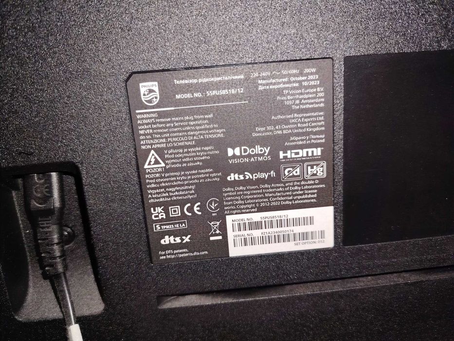 Телевизор Philips Ambilight LED The One 55PUS8518, 55" гр. София ...