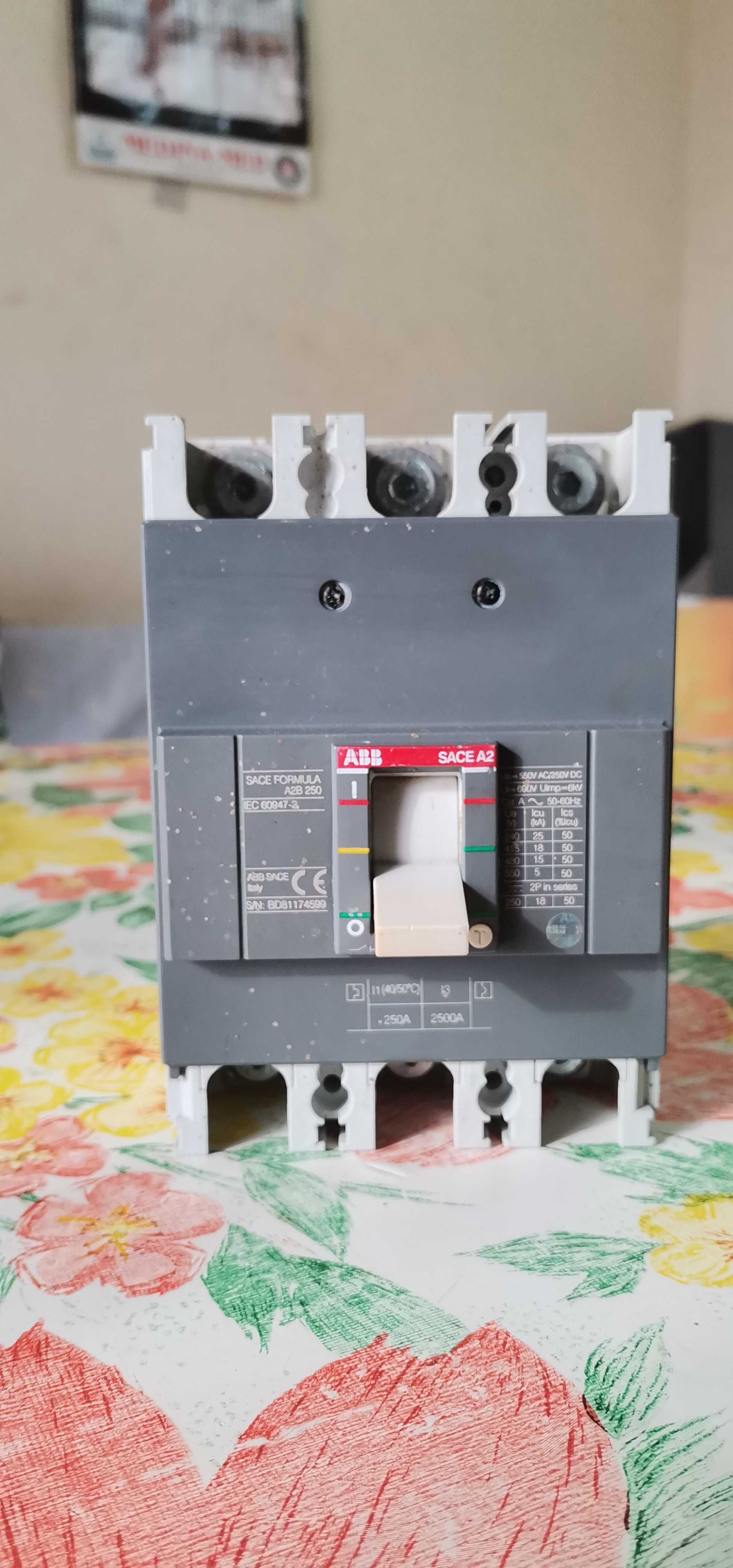 Автомат 3P 250A ABB Formula A2 к.к. Св.Св. Константин и Елена • OLX.bg