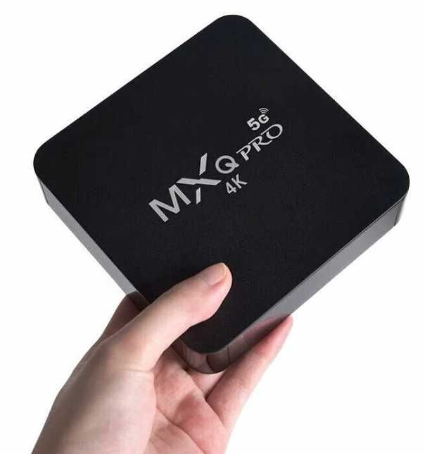 Смарт Android TV Box MXQ Pro 5G 4К Android 11.1 WiFi 8GB RAM 128GB гр ...