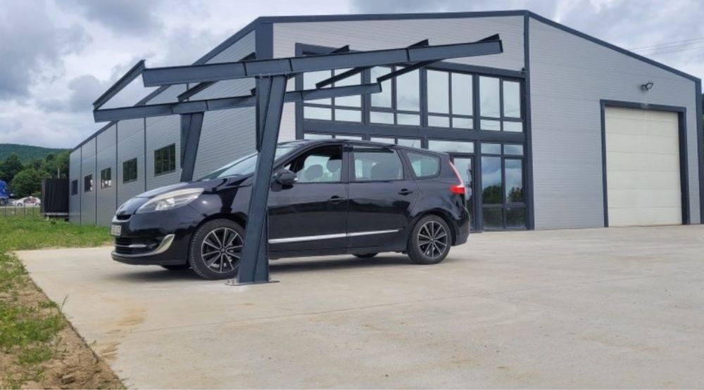 Structura carport/ copertina metalica auto/ 1, 2, 3 locuri parcare ...