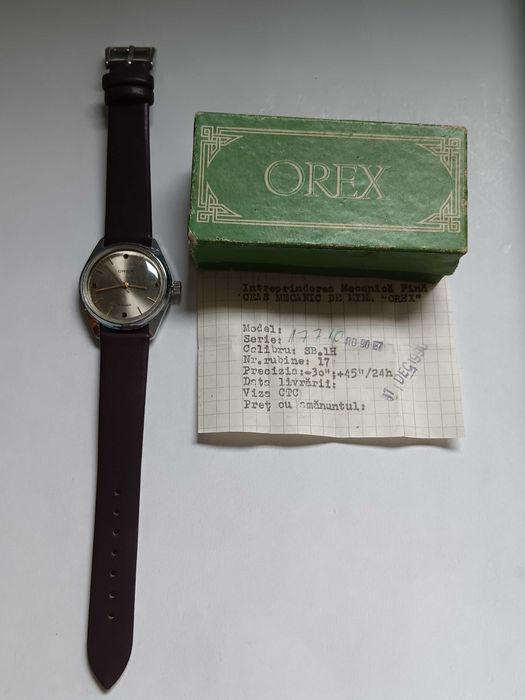 Ceas Orex ,ceas mecanic vechi Romanesc,17 rubine Galati • OLX.ro