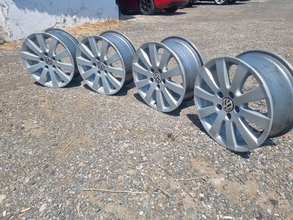 Jante R16 Aliaj 5x112 originale Vw Passat B6 3C 7J ET 45 Golf 5,6,7 ...