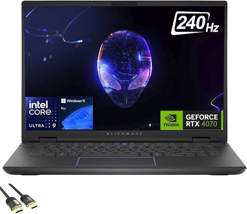 Laptop Gaming Alienware M16 R2 16" QHD Ultra 9 64GB RTX4070 2TB SSD BF ...