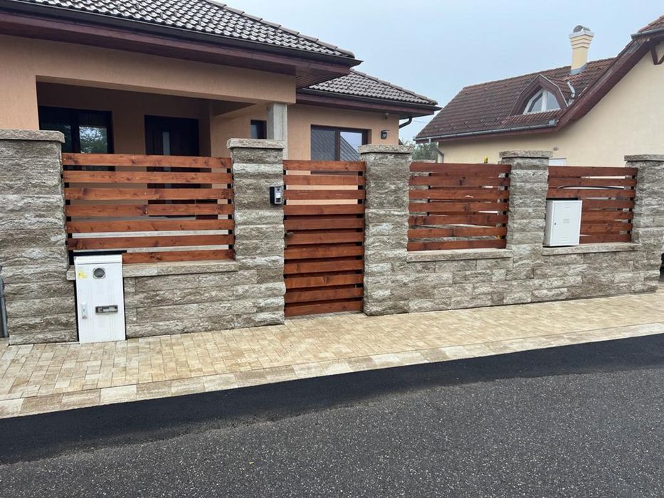 Boltar gard splitat 60x30x16 cm mokka Odorheiu Secuiesc • OLX.ro