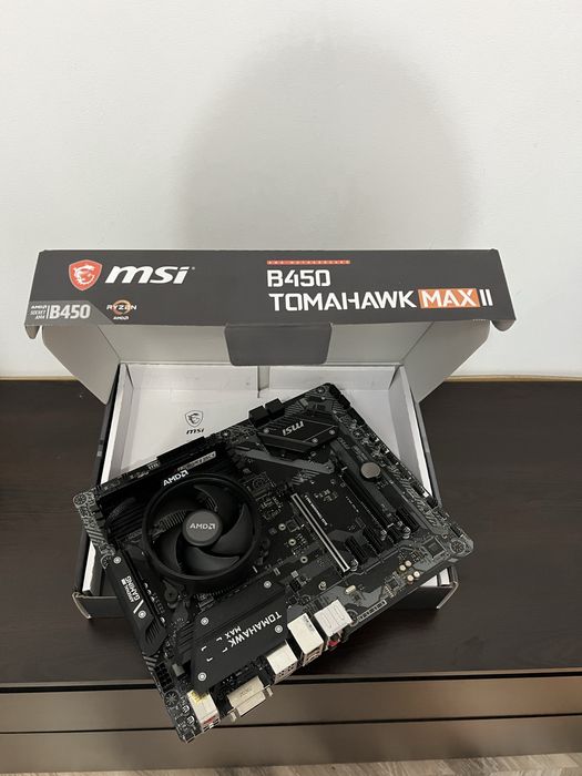 Процесор, RAM памет с дънна платка MSI Tomahawk B450 Max II гр. Ямбол Аврен • OLX.bg