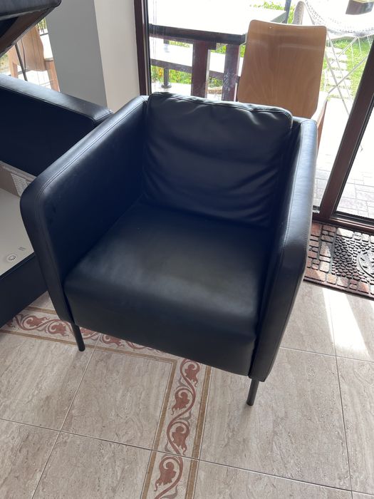 Кожено кресло от IKEA гр. Свети Влас • OLX.bg