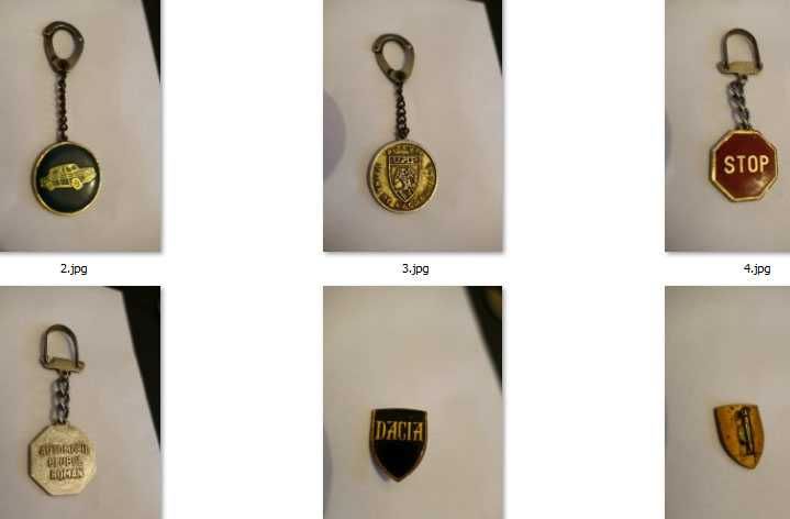 Breloc Insigna DACIA 1100 ACR UAP Automobil Clubul Roman Uzinele RETRO ...