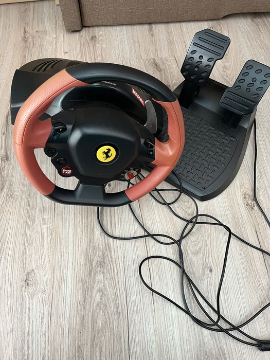 Волан и педали Thrustmaster t80 Ferrari 458 Italia Spider гр. София ...