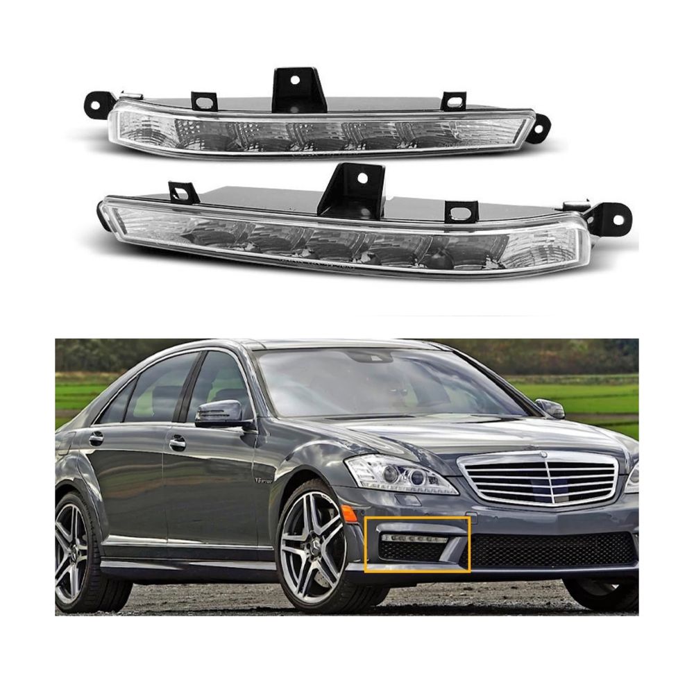 356 LED Дневни светлини халогени Mercedes w221 в221 S крушка халоген гр ...