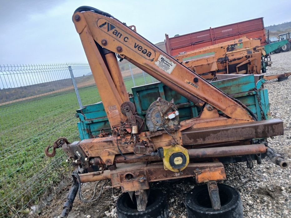 Bena basculabila cu macara Maierus • OLX.ro