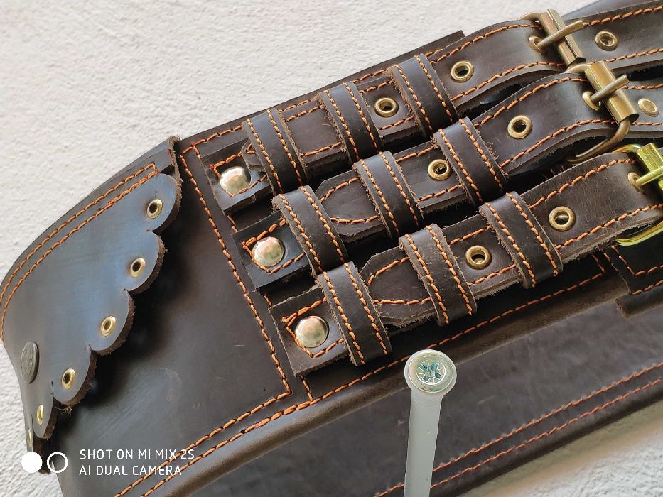 Chimir BARBATI/JUNIORI | art. premium, fabricat din piele GARANTIE ⁴⁸ ...