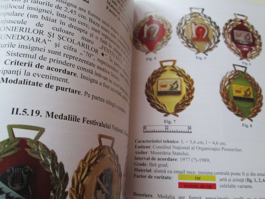 Carte Catalog, Insigne si Medalii de Pionieri, Radu Tabara. Vol. 1 + 2 ...