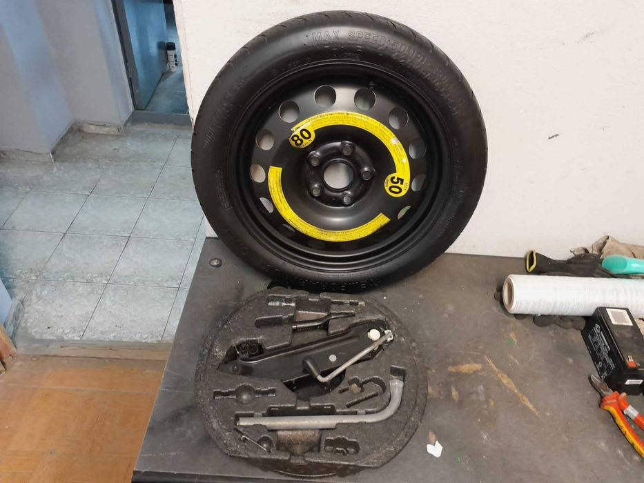 Kit Pana Roata rezerva Slim Vw Golf 6 7 Seat Audi Skoda 125 70 R16 ...