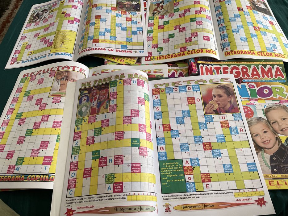 Rebusuri/Integrame pentru copii, juniori Bragadiru • OLX.ro