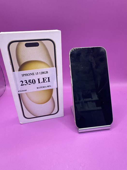 Iphone 15 128Gb •Matei Amanet Crangasi• 87618 Bucuresti Sectorul 6 • OLX.ro