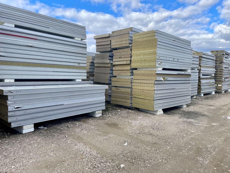 Panouri sandwich cu vata bazaltica calitatea a 2-a. Depozit Aiud Deva • OLX.ro