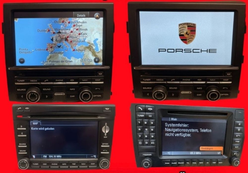 Професионален Ремонт Навигация Прше Porsche ПСМ PCM 3.1 PCM 3.0 PCM 2 ...