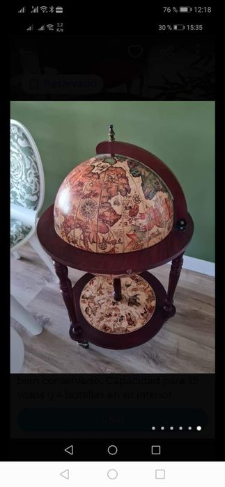 Mini bar globul lumii Ulmeni • OLX.ro