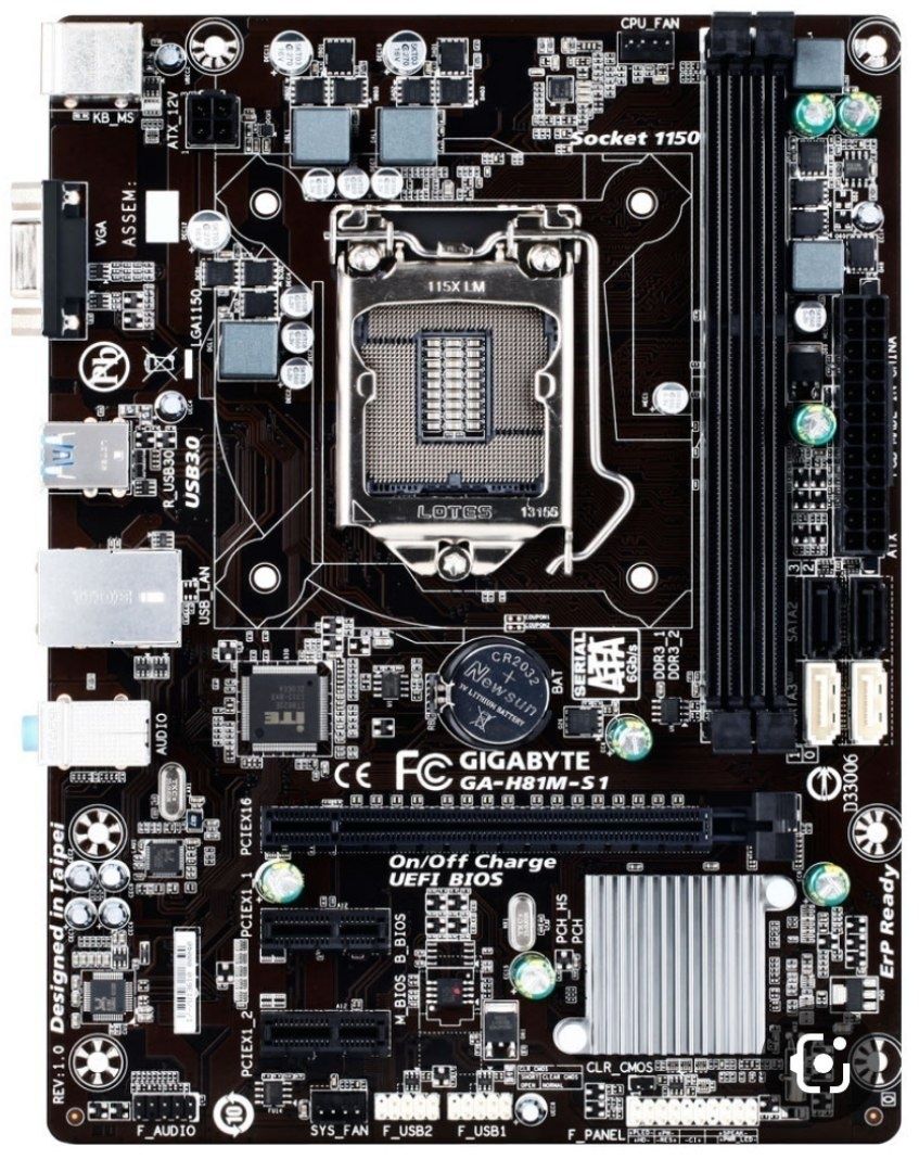 H81 Gigabyte LGA 1150: 18 у.е. - Комплектующие Ходжаабад на Olx