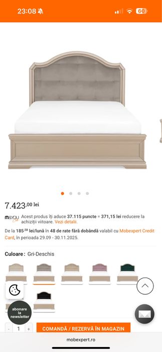 Pat tapitat model CARDINALE- MOBEXPERT Berceni • OLX.ro