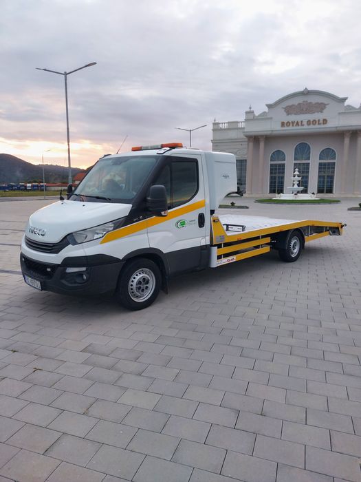 Iveco daily 35s18 platforma auto Mercedes sprinter Sibiu • OLX.ro