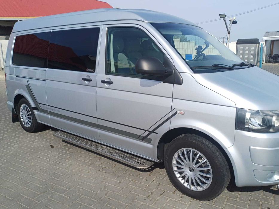 Vw T5 VIP Transporter 8+1 locuri, 2,0 tdi, 140 CP, Euro 5 Beius • OLX.ro