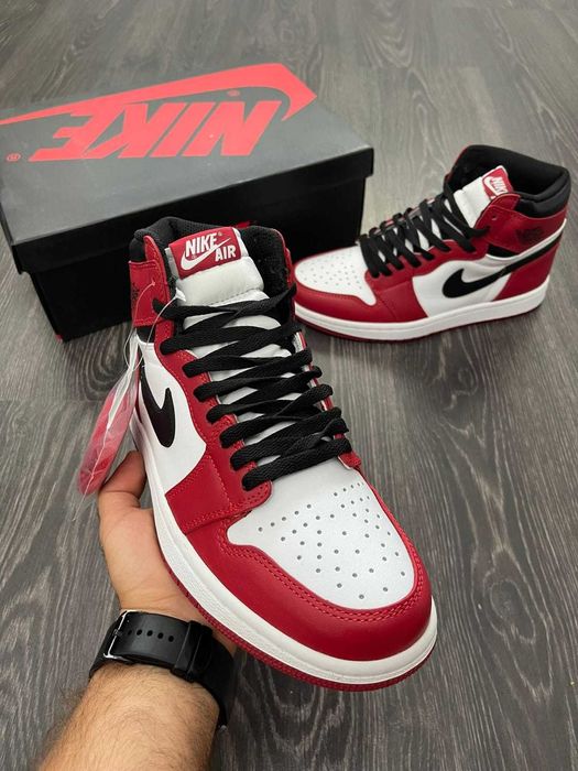 Adidasi/Sneakersi Jordan 1 Chicago red Produs nou calitate luxury ...