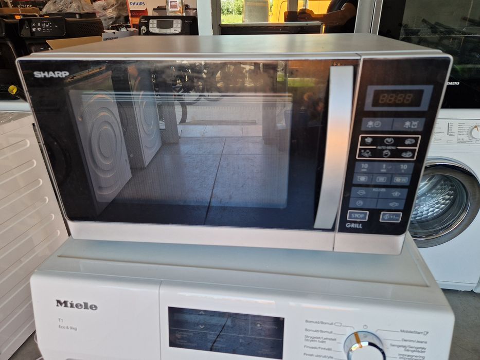 Голяма Микровълнова фурна SHARP грил гр. Пловдив Индустриална зона - Юг • OLX.bg