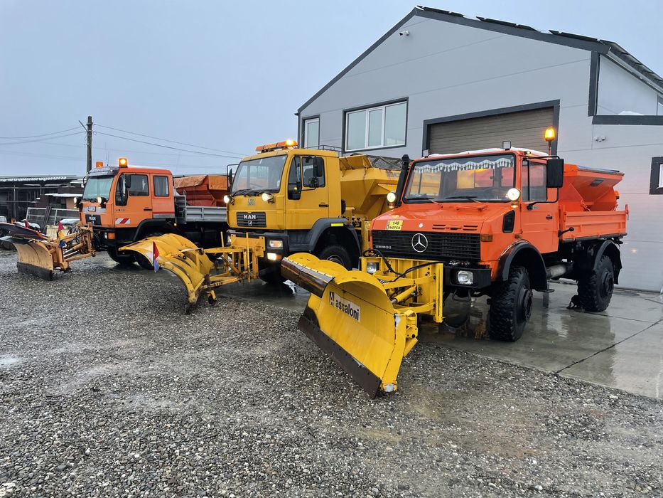 Unimog sau Man 4x4 pentru deszapezire Motca • OLX.ro