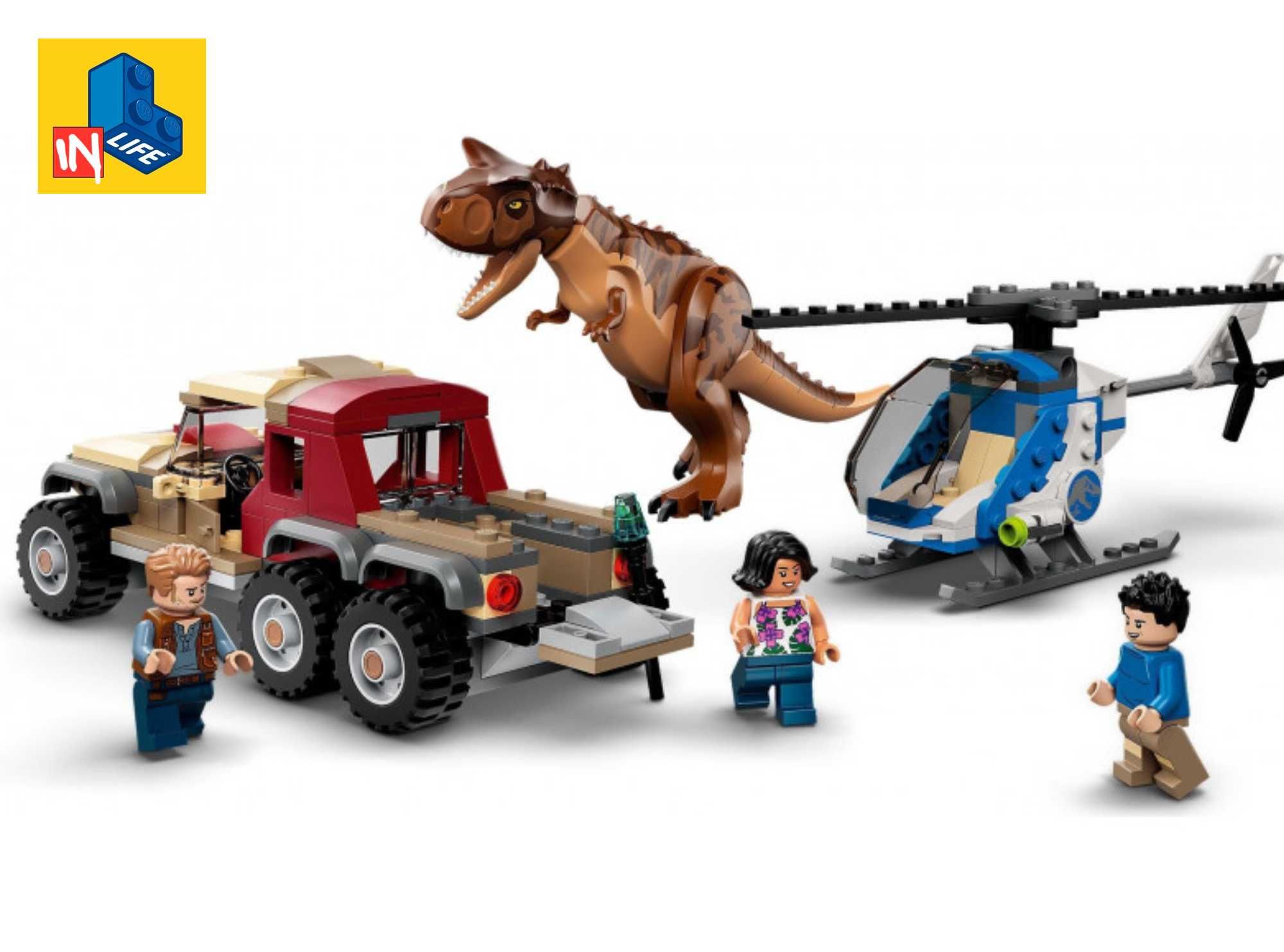 Set Tip Lego Jurassic Urmarirea Dinozaur Carnotaurus 76941 Bucuresti 