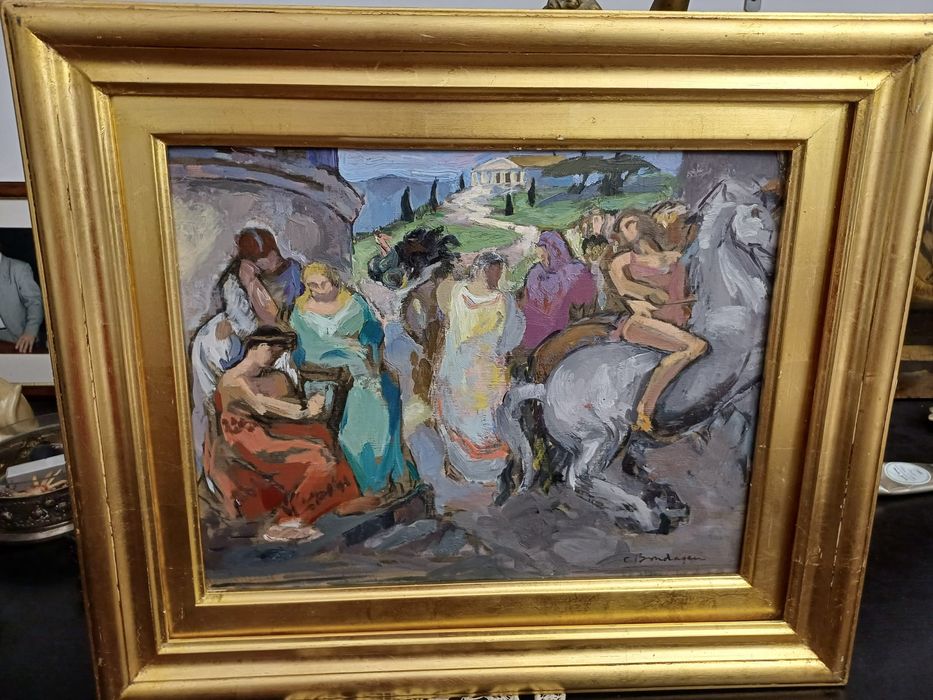 Tablou vechi de colecție Stefanestii de Jos • OLX.ro