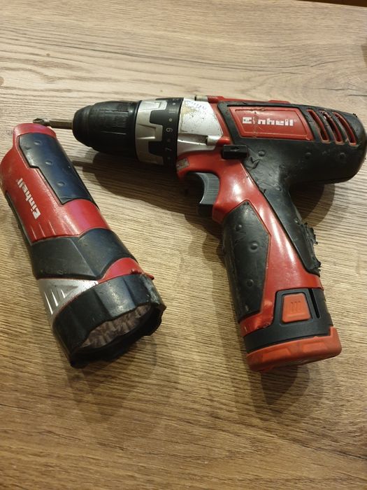 Vand filetanta Einhell si lanterna 12 v merg cu acumulator Parkside ...