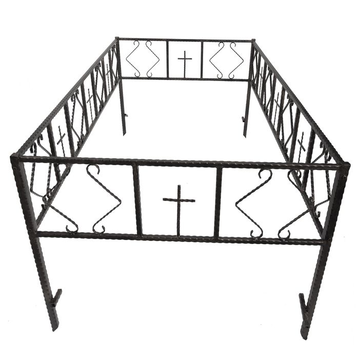 Vintage Cruce funerara gard imprejmuire mormânt cimitir Scris Iasi • OLX.ro