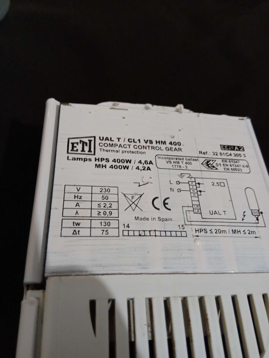 Пълен комплект за вегетация и цъфтеж HPS 400w / вата гр. Варна Виница • OLX.bg