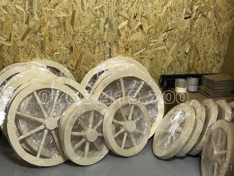 Roata lemn pentru terasa si gradina - Roti din lemn pentru caruta ...