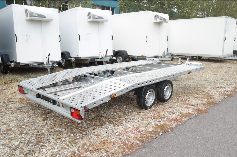 Remorca transport auto, platforma auto Repo 2700 kg, lichidare stoc ...